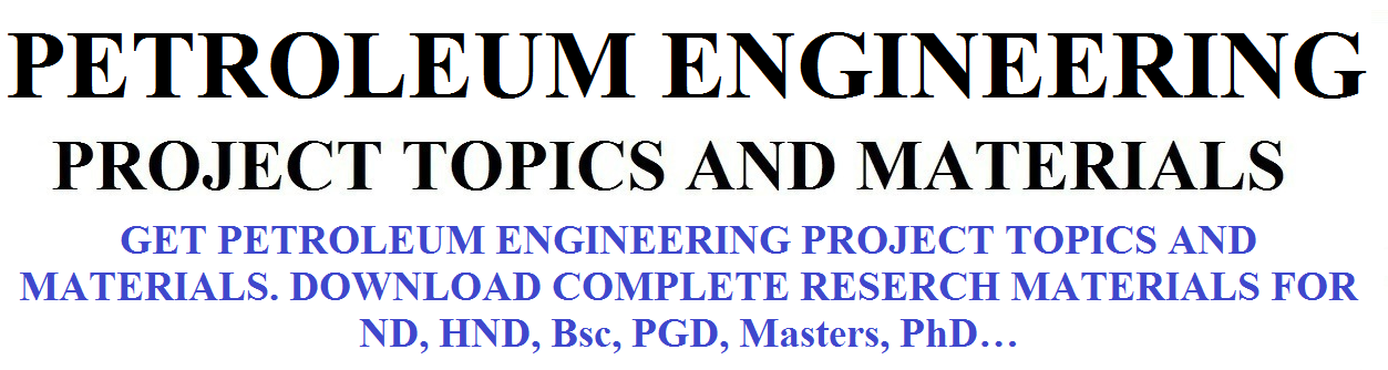 PHARMACY PROJECT TOPICS AND MATERIALS - Posts
